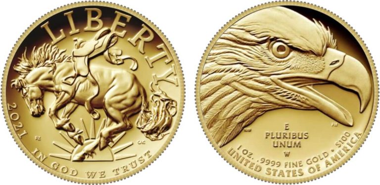2021 American Liberty $100 High Relief Gold Coin